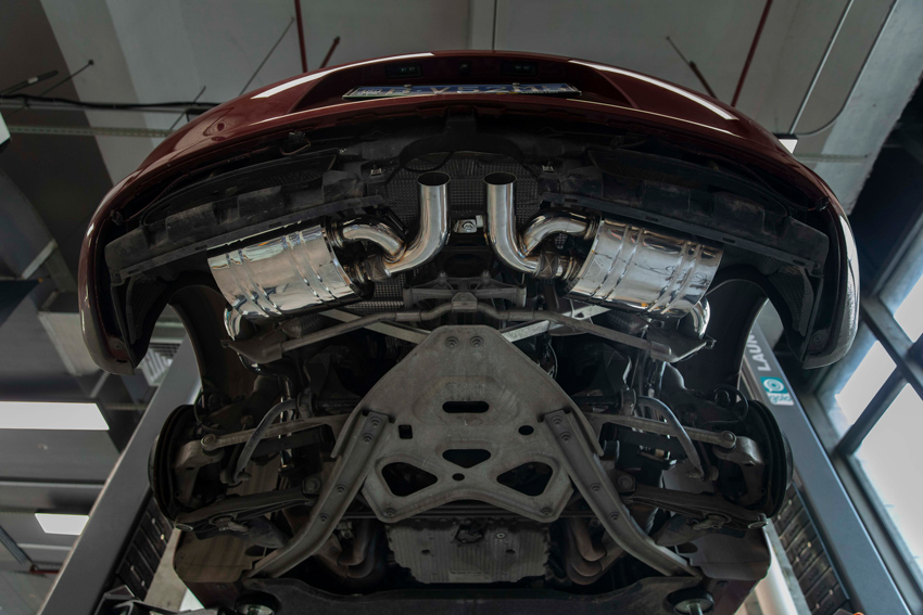 保时捷Cayman 981 升级 Velocita-VE排气系统 - VE排气